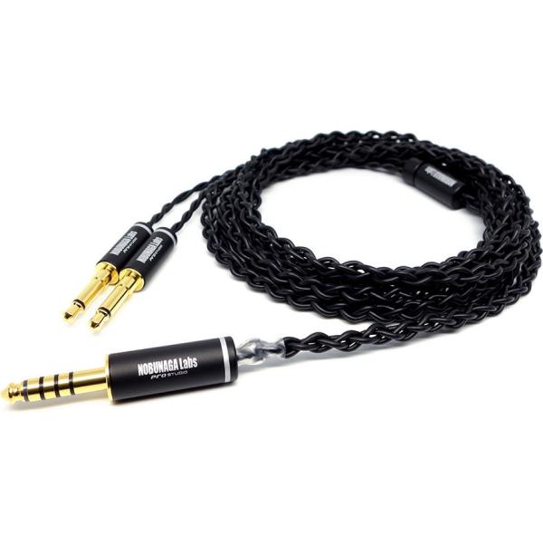 在庫状況：お取り寄せ/2022年02月 発売/◆3.5mmモノラル×2接続のヘッドホンに対応したOFC錫メッキ導体採用リケーブル◆導体に4芯構造超極細高純度無酸素銅を採用◆ヘッドホン側端子3.5mmモノラル×2　機器側端子：4.4mm5極バ...