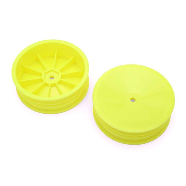 在庫状況：お取り寄せ/※画像はイメージです。実際の商品とは異なる場合がございます。G-FORCE Front Dish Wheel 2.2 for Carpet Tire (Yellow)です。