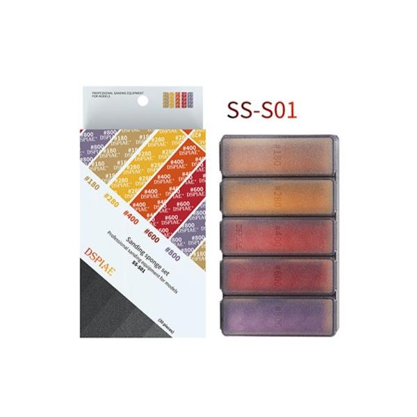 在庫状況：在庫僅少/※画像はイメージです。実際の商品とは異なる場合がございます。DSPIAE 粗目スポンジヤスリセット(#180-#800) です。