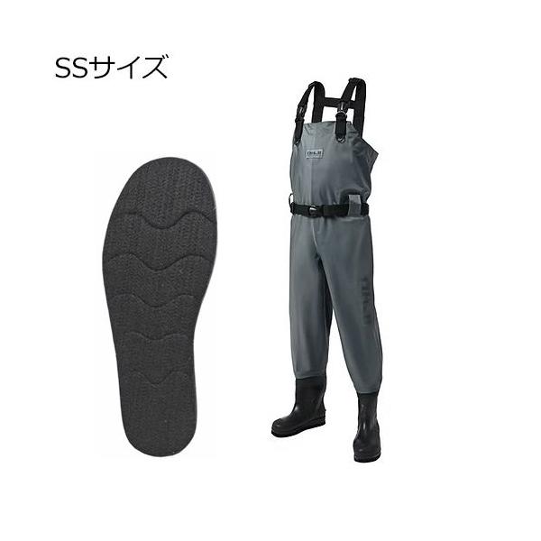 在庫状況：お取り寄せ/◆胸まで覆う万能型のチェストハイウェーダー。/[OH003FSSグレ]