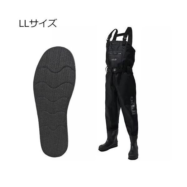 在庫状況：お取り寄せ/◆胸まで覆う万能型のチェストハイウェーダー。/[OH004FLLブラツク]