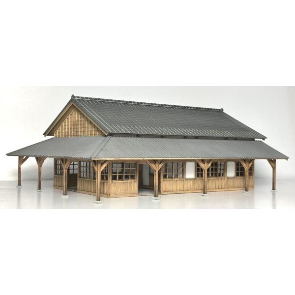 在庫状況：お取り寄せ/お届け：1〜2ヶ月/2024年11月 発売/※画像はイメージです。実際の商品とは異なる場合がございます。IORI工房のHOゲージ用ストラクチャー、明治の小型駅舎です。