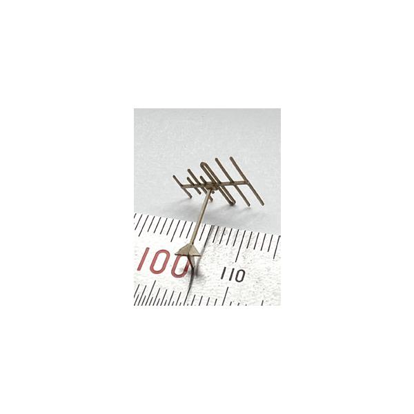 在庫状況：お取り寄せ/お届け：1〜2ヶ月/2022年06月 発売/※画像は組み立てイメージです。本製品は未塗装ペーパーキットです。※製品以外のものは付属しません。梅桜堂のレイアウト用品、TVアンテナ (VHF)です。