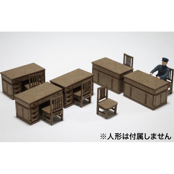 在庫状況：お取り寄せ/お届け：1〜2ヶ月/2023年08月 発売/※画像は完成イメージです。本製品は着色済みペーパーキットです。梅桜堂のペーパーキットストラクチャー、家具セットA【1/83スケール】です。