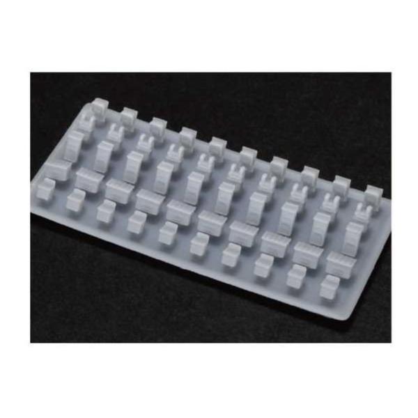 在庫状況：お取り寄せ/2025年06月 発売/※画像はイメージです。実際の商品とは異なる場合がございます。梅桜堂の未塗装レジン製3Dプリント製品、玄関周りのアクセサリーセット【1/150スケール】です。