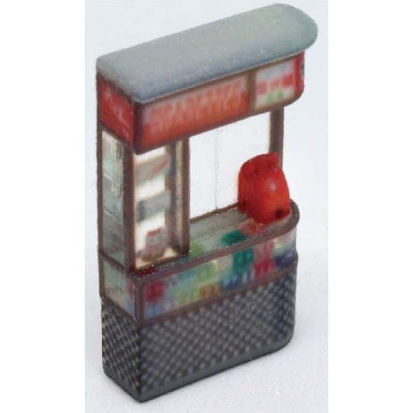 在庫状況：お取り寄せ/お届け：約1ヶ月/2025年12月 発売/※画像はイメージです。実際の商品とは異なる場合がございます。※人形や建物は付属しません梅桜堂 1/150 AC-081-15C たばこ屋カウンターA です。