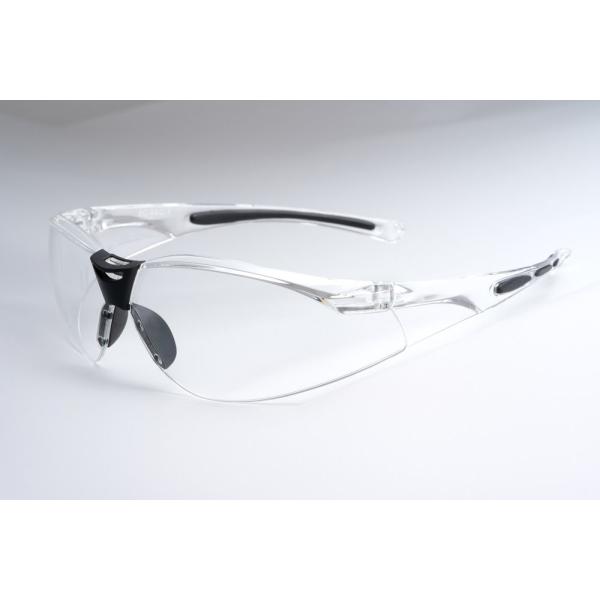 在庫状況：お取り寄せ/2024年11月 発売/◆アイケアグラス EC-03 スポーティータイプ(ラウンドシェイプ)◆掛けた感し＆#12441;のないような軽さを実現!◆ピッタリガードタイプ/[EC03C1CLEAR]