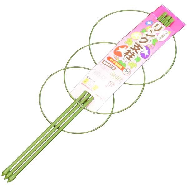 在庫状況：お取り寄せ/お届け：約1週間/◆つるもの植物用の支柱です。朝顔、クレマチスなどつる性植物に。◆6〜7号鉢用・支柱の高さ60cm。◆長時間の使用に耐える特殊金属バネであらゆる植物をサポートします。/[36927シンセイ]