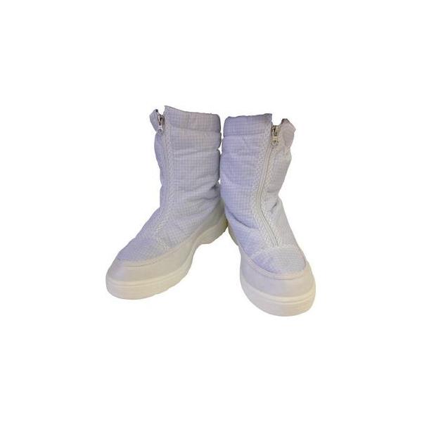 在庫状況：お取り寄せ/取引先在庫あり3日〜5日で出荷/◆高度クリーンルームに好適なブーツタイプの制電靴です。◆軽量・クッション性に優れています。/[BSC516250]