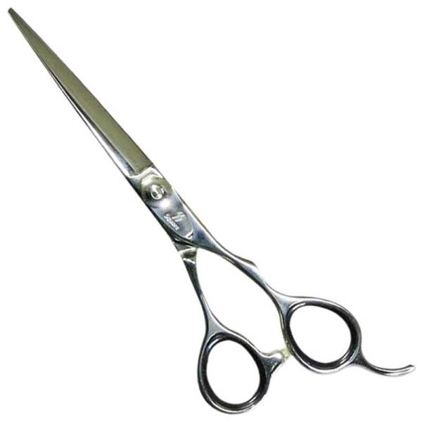 在庫状況：お取り寄せ/お届け：約1週間/◆理容師プロ使用のステンレス製髪切鋏です。◆鏡磨き研磨品。◆刃調整ねじ式。桐箱ケース付き。/[17265セキノ]