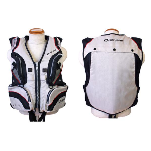 在庫状況：お取り寄せ/※国土交通省認定品ではございません。◆背中内側にメッシュを施し浮力材を外しフィッシングベストとしても使用できます。◆フィッシング＆フローティングの2WAY仕様ベスト◆立体裁断で体になじむフィット感/[FV6019BKWH]