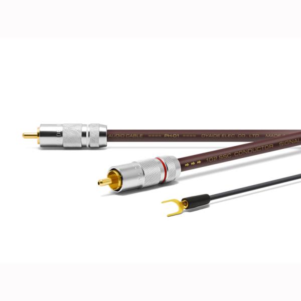 在庫状況：お取り寄せ/お届け：1〜2週間/2017年10月 発売/◆低負荷容量タイプVM/MM型カートリッジの特性に最適な低容量RCAフォノケーブル◆導体にオヤイデオリジナルの精密導体 "102 SSC" を採用◆シグナル/アースケーブル独...