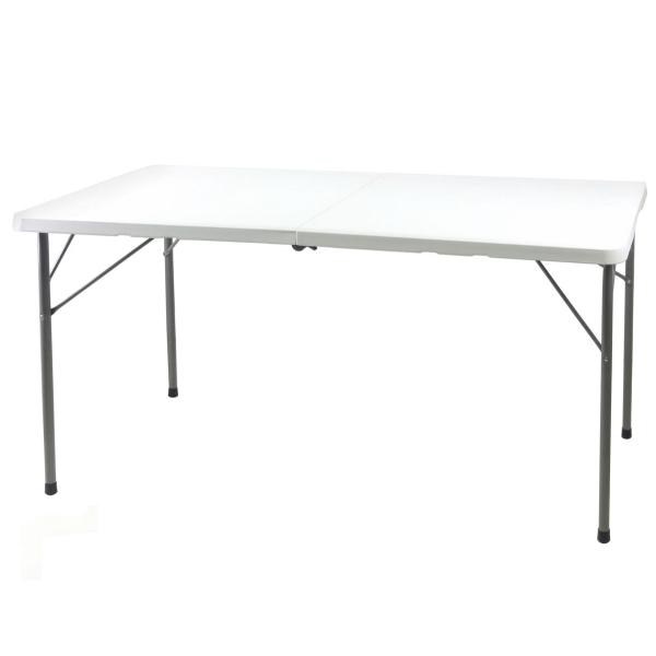 在庫状況：お取り寄せ/7日〜10日で出荷/◆広く使ってコンパクトに収納!◆3ステップの簡単組立。作業するときにパッと出せる便利なテーブル。◆使用中に天板が折れ曲がらないように、天板を開くと自動的にロックが掛かり、掛け忘れがなく安心して作業で...