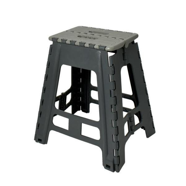 在庫状況：お取り寄せ/7日〜10日で出荷/◆コンパクトにたたんで収納できる踏み台です◆すべり止め付なので、安心◆踏み台としてはもちろん、簡易的なイスとしても使用できます・使用時サイズ(約)：幅405×奥行340×高さ450mm/[K1070...