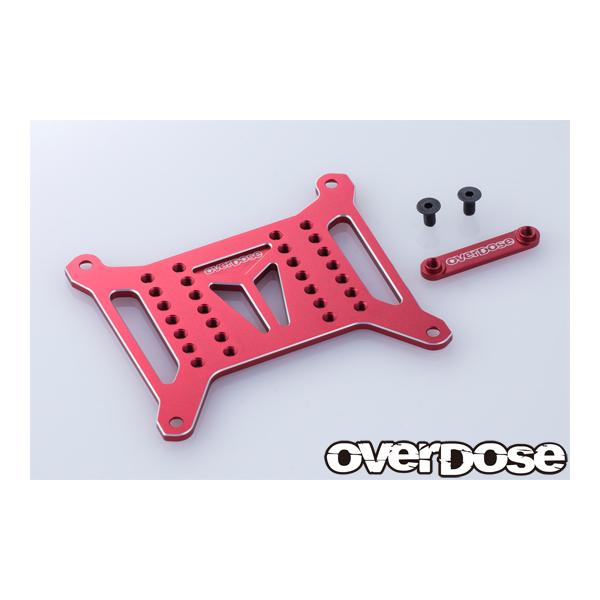 在庫状況：お取り寄せ/3日〜6日で出荷/2026年04月 発売/※画像はイメージです。実際の商品とは異なる場合がございます。OVERDOSE アルミバッテリープレートセットType-2 (For GALM GALM ver.2 / レッド)です。