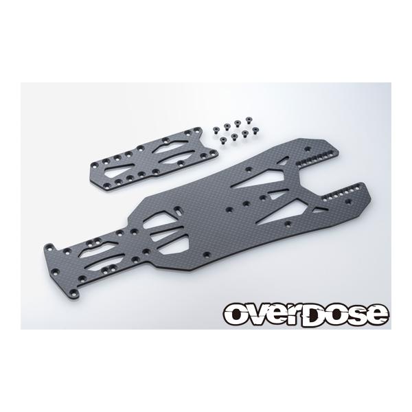 在庫状況：在庫僅少/2026年03月 発売/※画像はイメージです。実際の商品とは異なる場合がございます。OVERDOSE トランスレンジアンチツイストメインシャーシ ( メインシャーシ 1pc，サブシャーシ 1pc) です。