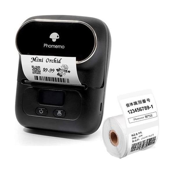 在庫状況：お取り寄せ/2024年04月 発売/◆Phomemoのラベルプリンター(M110)は、スマホやタブレット、パソコンと接続して色々なサイズのラベルを印刷をすることができる、多機能な感熱式プリンターです。◆郵便宛名、値札、食品保存容器...