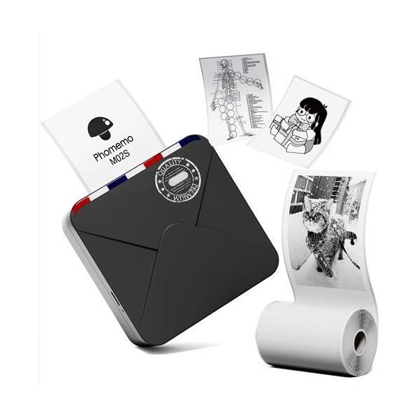 在庫状況：お取り寄せ/2024年04月 発売/◆Phomemoのラベルプリンター(M02S)は、活用性の高いコンパクトなモバイルプリンターです。◆【無料でダウンロードできる多機能アプリ(Phomemo)でラベルのデザインをすることができます...