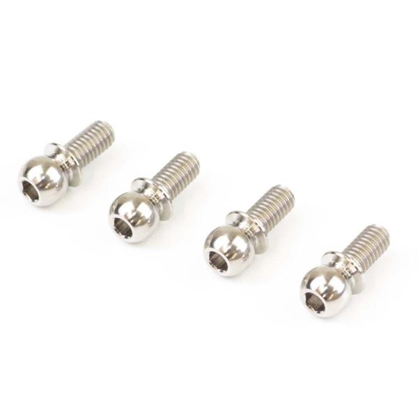 在庫状況：お取り寄せ/※画像はイメージです。実際の商品とは異なる場合がございます。INFINITY 4.85mmチタンアッパーピボットボールスタッド(M3x6mm/4個) です。