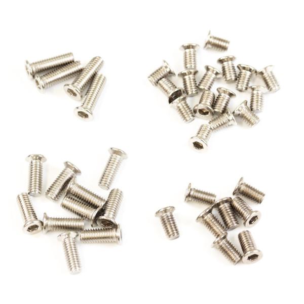 在庫状況：お取り寄せ/※画像はイメージです。実際の商品とは異なる場合がございます。INFINITY IF14 スペチアーレ用 M3ステンレス小径フラットヘッドスクリューセット(38本) です。