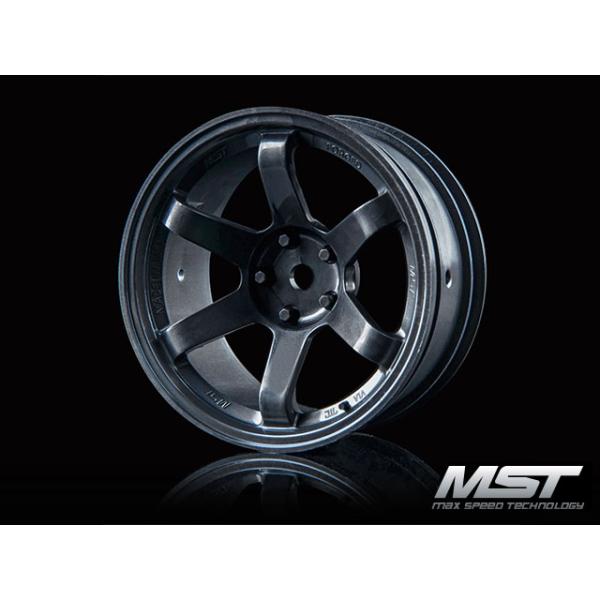 在庫状況：お取り寄せ/2025年10月 発売/※画像はイメージです。実際の商品とは異なる場合がございます。ABCホビー 832301GR Gunmetal grey TE37(+5)ホイル 2ヶ入り です。