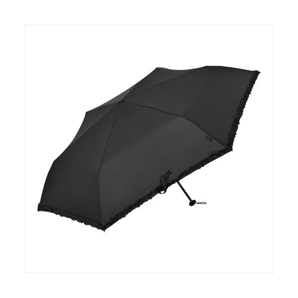 在庫状況：お取り寄せ/お届け：1〜2週間/2021年08月 発売/◆軽くて使いやすい(smart light)シリーズは、標準サイズ(親骨50cm)より5cm長くした親骨55cmサイズの折りたたみ傘です。◆幅が細くて本体と共生地のフリルなの...