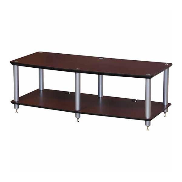 在庫状況：お取り寄せ/※こちらの商品はお客様組み立て品となります。　配達時に組立作業をご依頼の場合、別途有料にて承ります。　組み立てを依頼される場合は、ご注文時にお申し付け下さい。ダークチェリー棚板・シルバーポール仕様/[AI02DS]