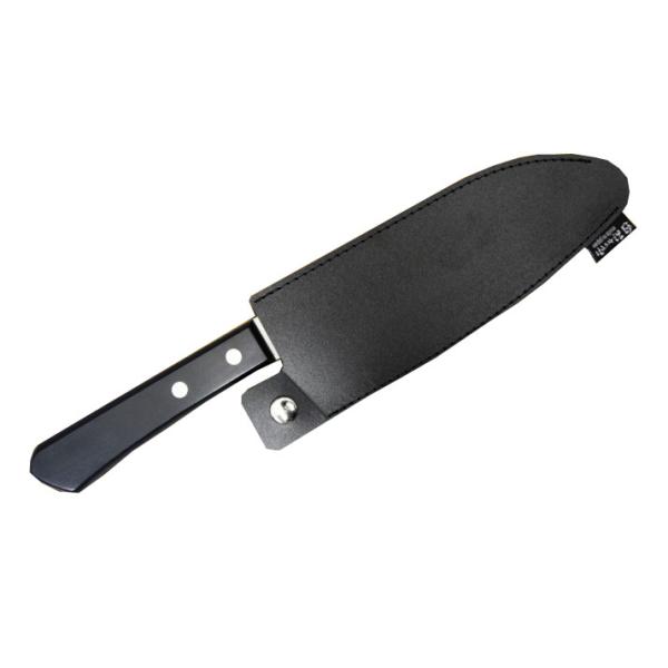 在庫状況：お取り寄せ/2023年03月 発売/※ナイフは付属しておりません。◆三徳包丁(刃長165mm・巾50mm・厚さ3mmまで)用収納ケースです。◆素材は水に強い『ベルポーレン』を使用。 汚れても洗うことができ、先が開いているので湿気が...