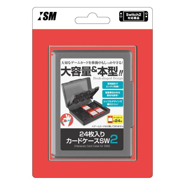 在庫状況：お取り寄せ/2025年06月 発売/※画像はイメージです。実際の商品とは異なる場合がございます。※本製品は任天堂株式会社のライセンス商品ではありません。Nintendo Switch専用のゲームカードを最大24枚収納可能なカードケ...