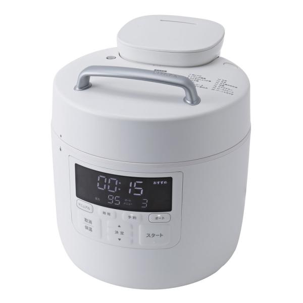 在庫状況：在庫あり/2021年09月 発売/◆1台10役　かんたん電気圧力鍋◆簡単3ステップで圧力調理◆(スマートプレッシャー技術)でもっとおいしく、もっと時短◆83種類の豊富なオートメニューを搭載/[SP2DM251W]