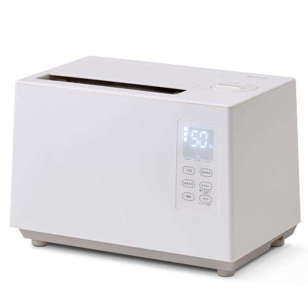 在庫状況：在庫僅少/2025年11月 発売/◆省エネの“超音波式”に“加熱”をプラスで99.9％除菌 たっぷり加湿のハイブリット加湿器・本体寸法：幅360×奥行230×高さ250mm・加湿能力(約)：最大500ml/h・タンク容量：約5L/...
