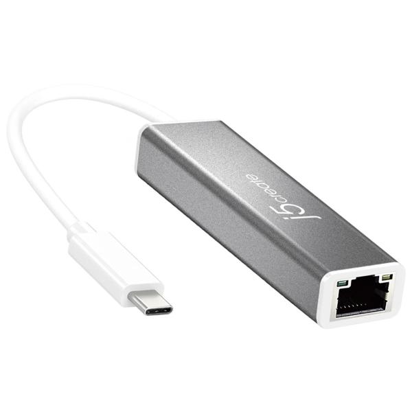 在庫状況：お取り寄せ/◆パソコンのUSB-C3.1ポートから簡単にギガビットイーサネットを増設できるアダプター。◆プラグ＆プレイ使用可能、ドライバー不要。Windows 10/ macOS 10.6以降/ Chrome OSに対応。/[JC...