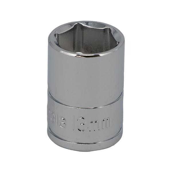 在庫状況：お取り寄せ/3日〜5日で出荷/◆ミラー仕上げのメッキが美しいスタンダードソケット。◆ボルト・ナットを傷めにくい面接触タイプ。◆六角タイプ。/[12313シグネツト]