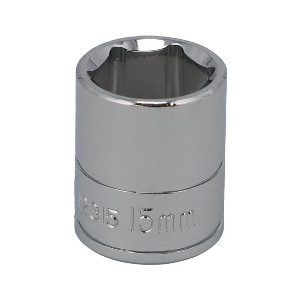 在庫状況：お取り寄せ/3日〜5日で出荷/◆ミラー仕上げのメッキが美しいスタンダードソケット。◆ボルト・ナットを傷めにくい面接触タイプ。◆六角タイプ。/[12315シグネツト]