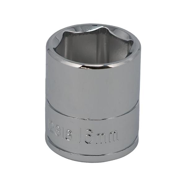 在庫状況：お取り寄せ/3日〜5日で出荷/◆ミラー仕上げのメッキが美しいスタンダードソケット。◆ボルト・ナットを傷めにくい面接触タイプ。◆六角タイプ。/[12316シグネツト]