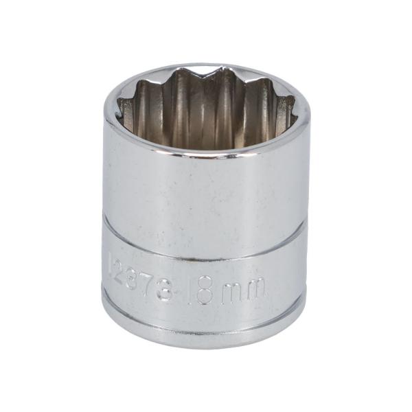 在庫状況：お取り寄せ/3日〜5日で出荷/◆ミラー仕上げのメッキが美しいスタンダードソケット。◆ボルト・ナットを傷めにくい面接触タイプ。◆12角タイプ。/[12373シグネツト]