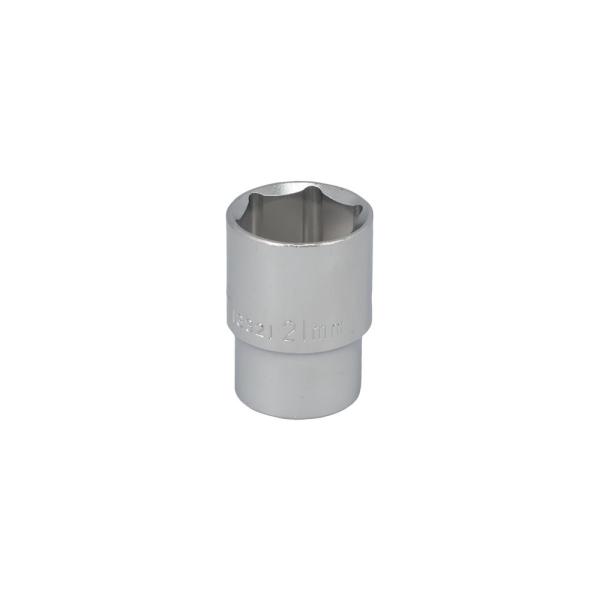 在庫状況：お取り寄せ/3日〜5日で出荷/◆ミラー仕上げのメッキが美しいスタンダードソケット。◆ボルト・ナットを傷めにくい面接触タイプ。◆六角タイプ。/[13321シグネツト]