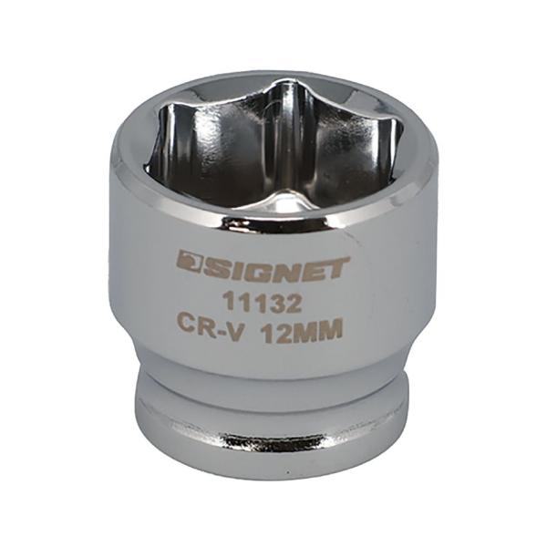 在庫状況：在庫僅少/◆ミラー仕上げのメッキが美しいショートソケット◆六角タイプ◆ソケットの全長はわずか16mm/[11132シグネツト]