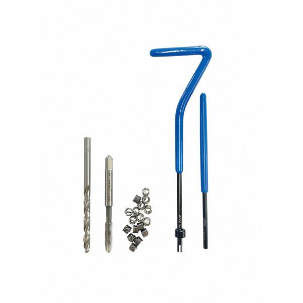 在庫状況：お取り寄せ/3日〜5日で出荷/※タップは軟質材に使用してください。※インサートコイルがネジ内で広がる力に対応する材質に使用してください。◆挿入工具や折り取り工具も入ったキットです◆高強度で、温度や腐食に強いステンレスインサートコイ...