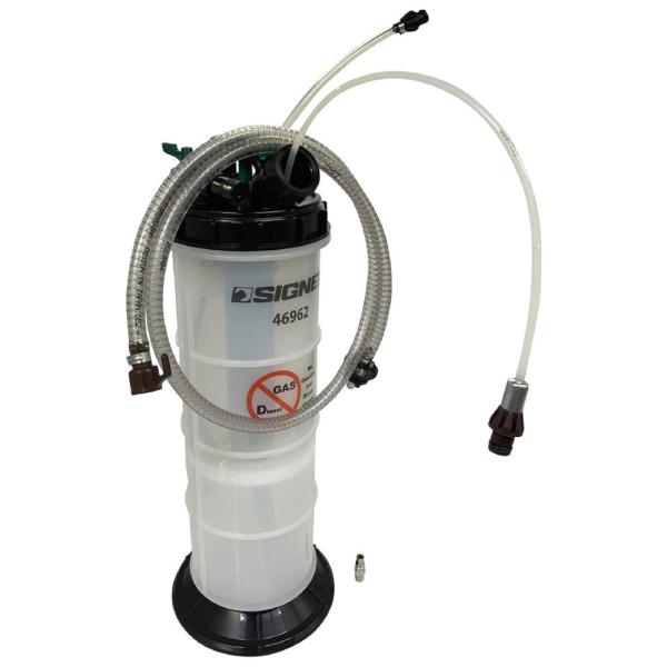 在庫状況：お取り寄せ/3日〜5日で出荷/◆手動のポンピングとエアーのどちらでも使用できるので作業場所を選びません。◆タンクを逆さにしてもスムーズにオイルが排出されます。◆エンジンオイル、ミッションオイル、ブレーキオイル等の抜き取り作業に最適...