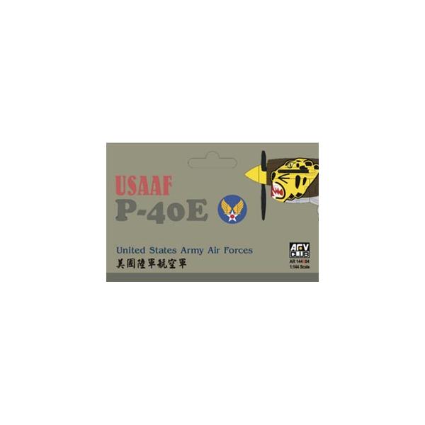在庫状況：お取り寄せ/2016年09月 発売/※画像はイメージです。実際の商品とは異なる場合がございます。AFVクラブ 1/144 米陸軍航空隊 P-40Eです。