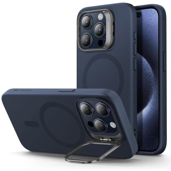 在庫状況：お取り寄せ/※画像は使用イメージです。iPhoneケース以外は付属しておりません。※対応機種をお確かめの上、ご購入ください。◆衝撃を吸収する落下防止機能、スタンド付きの安定したハンズフリービュー◆より強力な磁気吸着◆調節可能な隠れ...