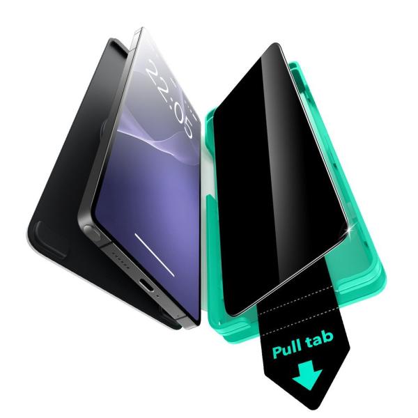 在庫状況：お取り寄せ/2025年06月 発売/※画像は使用イメージです。◆Galaxy S25 Ultra対応、画面と情報を保護する覗き見防止 強化ガラスプライバシー保護フィルムです。◆覗き見防止◆一瞬で完璧フィット/[1D79700201]