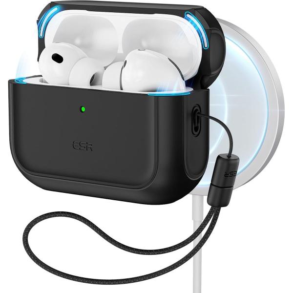 在庫状況：お取り寄せ//2025年12月 発売/※本製品はAirPods Pro3専用の保護ケースです。AirPods本体は付属しておりません。※本製品は端末への傷や汚れを完全に防ぐものではありません。※マグネットのあるケース背面部には磁気...