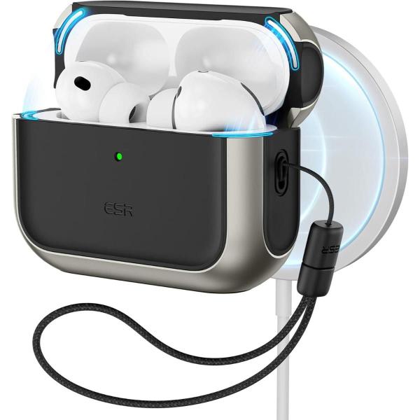在庫状況：お取り寄せ//2026年04月 発売/※本製品は AirPods Pro 3(2025)専用ケース です。その他モデルには使用できません。※AirPods本体は付属しません。※MagSafe充電器の吸着力は使用環境により異なります...