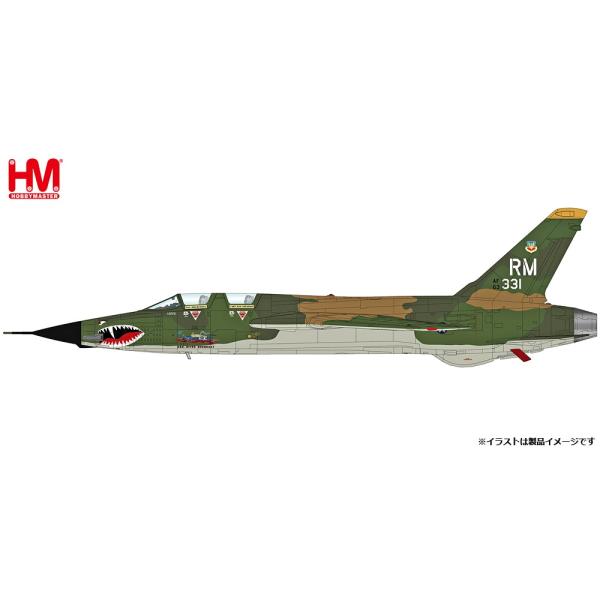 在庫状況：お取り寄せ/2025年02月 発売/※画像はイメージです。実際の商品とは異なる場合がございます。ホビーマスター　1/72 F-105F サンダーチーフ “第355戦術戦闘飛行隊 レッドリバーショウボート” です。