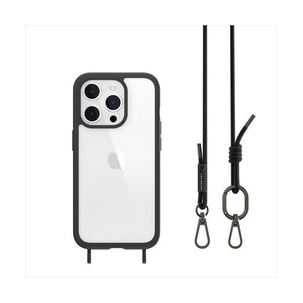 在庫状況：お取り寄せ/2023年09月 発売/※対応機種をお確かめの上、ご購入下さい。※画像はイメージです。iPhone本体は付属しておりません。◆デバイスをショルダーバッグのような感覚で持ち運べるスマートフォンケースです。長さ調整可能なス...