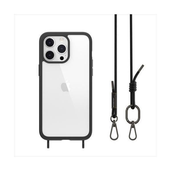 在庫状況：お取り寄せ/2023年09月 発売/※対応機種をお確かめの上、ご購入下さい。※画像はイメージです。iPhone本体は付属しておりません。◆デバイスをショルダーバッグのような感覚で持ち運べるスマートフォンケースです。長さ調整可能なス...