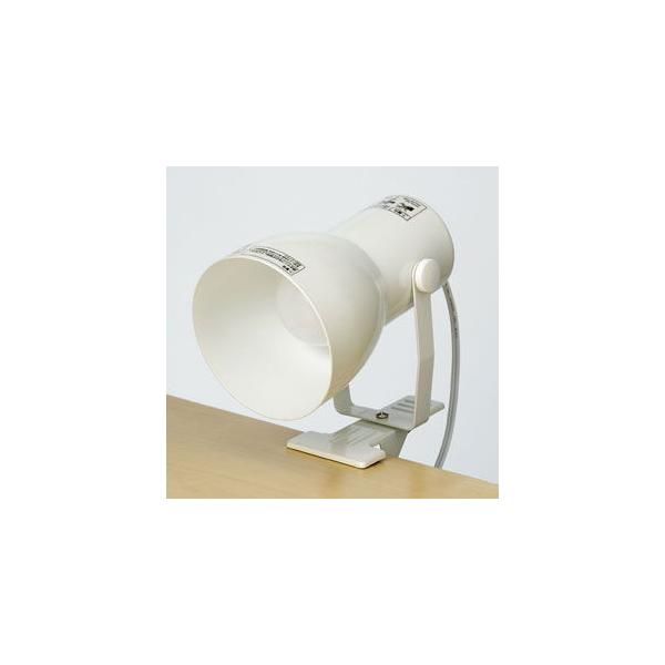 在庫状況：お取り寄せ/お届け：2〜3ヶ月/◆クリップ式なので店舗の補助照明や机周りなどにパチッと挟んで使用できます◆上下左右の角度調整ができます◆中間スイッチ付きで、コードを抜かずに点灯/消灯ができます/[SPOTBNE26CPW]