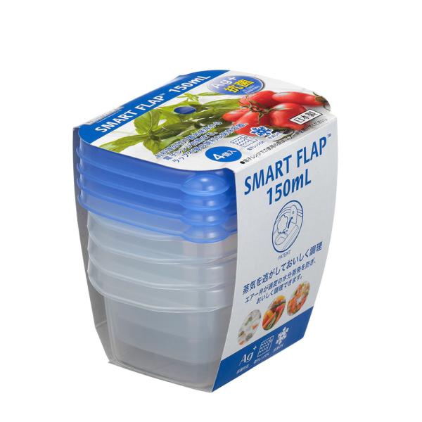 在庫状況：お取り寄せ/◆フラップ付フードコンテナー150ml。作り置きや薬味などをそのまま冷凍・冷蔵保存もOK。◆フタ中央のフラップを開ければ電子レンジ加熱が可能。◆目盛付きの本体は取っ手付きで加熱後も素手で取り出して持ち運べます。/[A0...